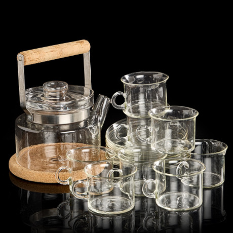 SIGNE PERSSON MELIN, Boda Nova, tea set. Glass - Utility glass - Auctionet