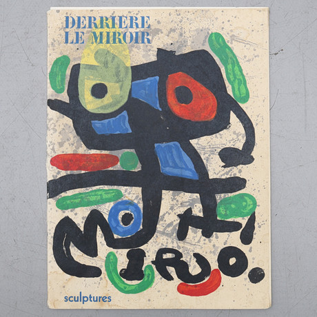 MODERNISM. JOAN MIRO. DERRIERE LE STINK NO. 186, JUIN 1970 WITH THREE ...