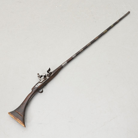 A flintlock flintlock rifle, Ottoman Empire, 18th/20th century. Weapons ...