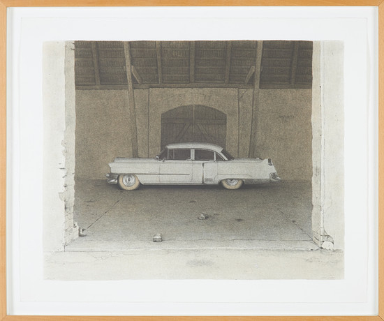 JOHN-ERIK FRANZÉN. Cadillac, lithograph, monogram signed and dated 1995 ...