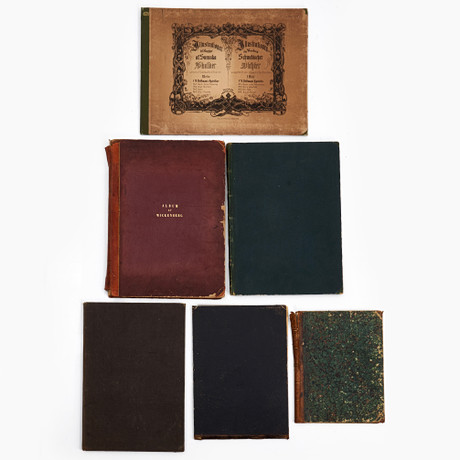 LITHOGRAPHIC ALBUMS (5), 19th century. Books, Maps & Manuscripts ...