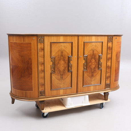 A mid 20th century cupboard with rounded corners. Furniture - Cupboards ...