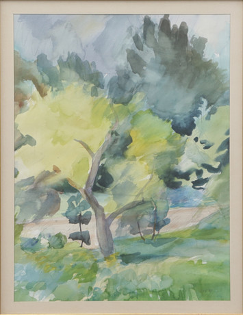 STEFAN TELEMAN. WATERCOLOUR, on paper, Landscape, signed, 1980. Art ...