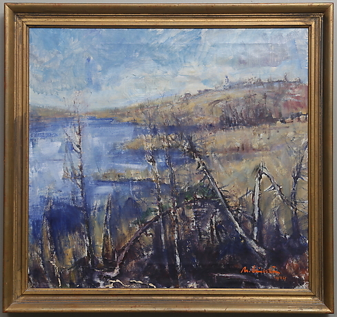 MARTIN LINDSTRÖM. Oil on canvas, signed and dated 44. Art - Paintings ...