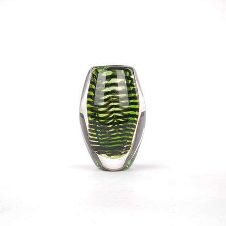 LARS HELLSTEN. Vas, underfång, provglas, Orrefors, signerad. Glas ...