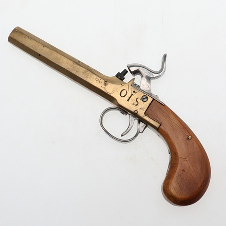 A flail lock pistol, Olof “Get-Ola” Jonasson, circa, mid 19th century ...