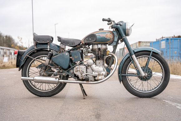 ENFIELD INDIA, modell Bullet 350, 350cc, ca 1980. Fordon, Båtar & Delar ...