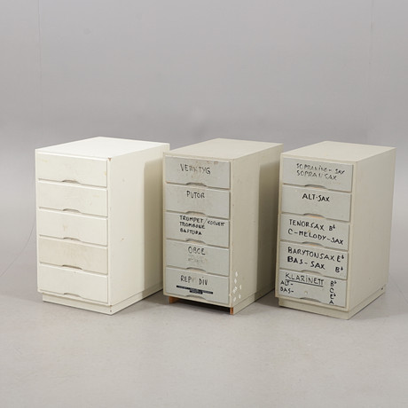 GILLIS LUNDGREN. Three 'Tore' Hurtsar from IKEA, 1960s/70s. Furniture ...