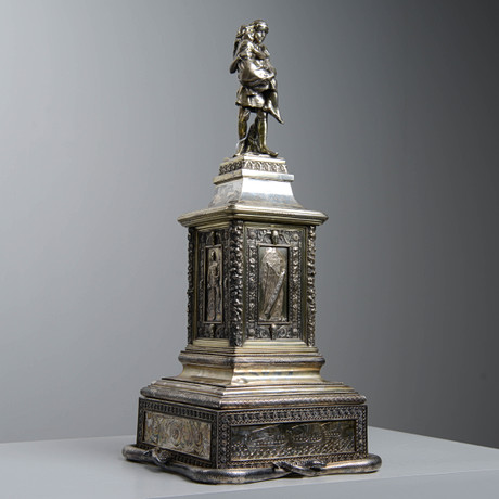 KARL ANDERSON. Splendid piece in silver from the Stockholm Exhibition ...