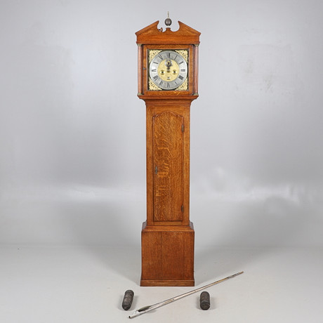 ALEX'R IRVING, CANONGATE, A GEORGE II SCOTTISH OAK LONGCASE CLOCK ...
