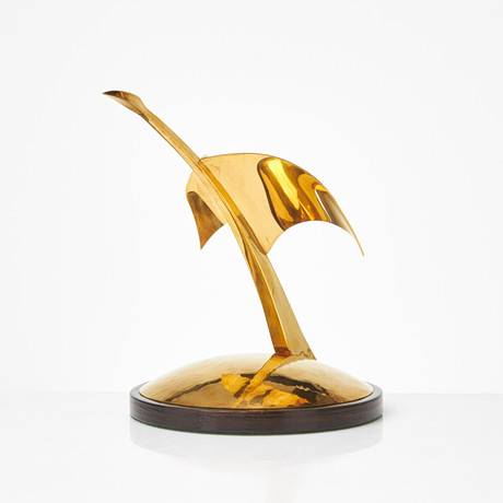 ERIC NORGREN, brass sculpture, prototype for the literature prize ...
