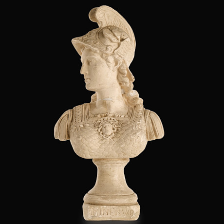 MINERVA, skulptur, gips, 1900. Konst - Skulptur - Auctionet