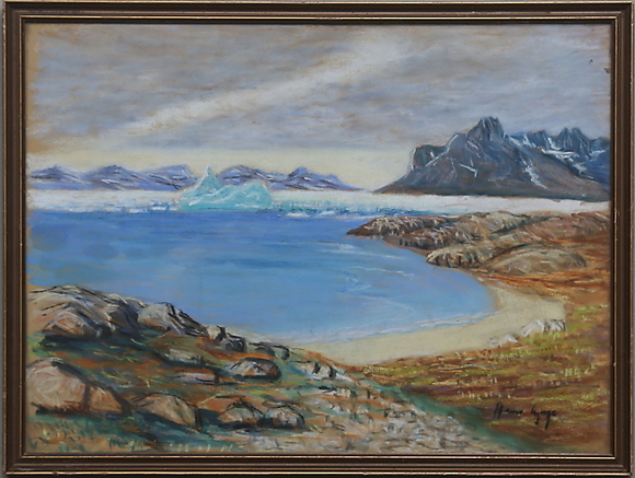 HANS LYNGE(1906-1988). Mixed media, signed. Art - Paintings - Auctionet