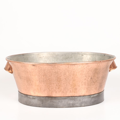 BALJA MED HANDTAG, koppar/gjutjärn. Silver & Metall - Tenn, Mässing ...