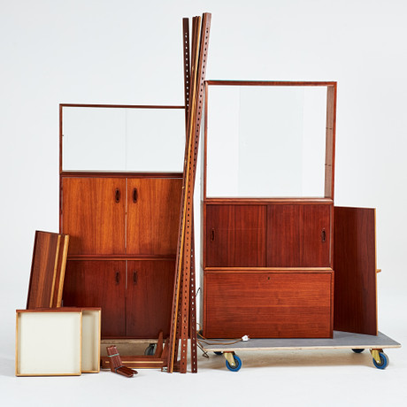 HYLLSYSTEM. 1960/70-tal, teak, 6 moduler. Möbler - Skåp & Hyllor ...