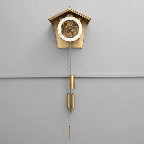 REGULATOR CLOCK, SIGNED ALFRED WAGNER JENSEN AND DATED 1983. Clocks ...