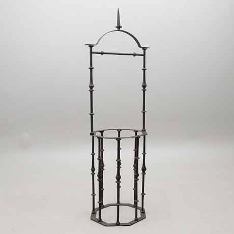A BLACK-BURNT FORGE, partly baroque 18th century, Assemblage with later ...