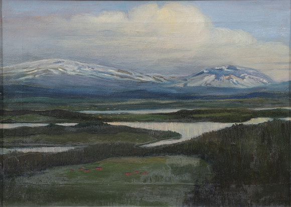 SVANTE KEDE. Landscape, oil on canvas, signed. Art - Paintings - Auctionet
