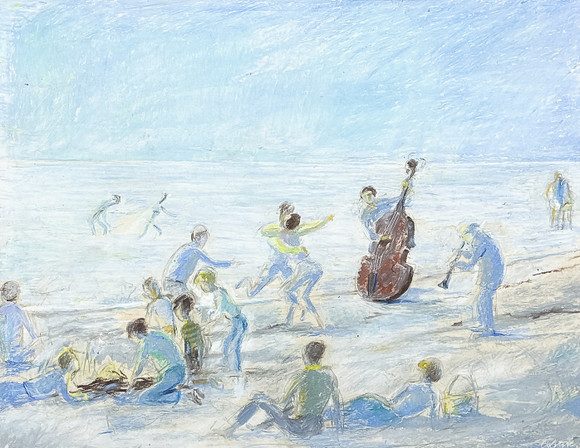 Oidentifierad konstnär, PASTELL, signerad. Konst - Måleri - Auctionet