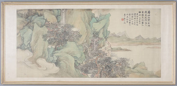 OIDENTIFIERAD KONSTNÄR. Scroll painting on silk, China. Art - Paintings ...