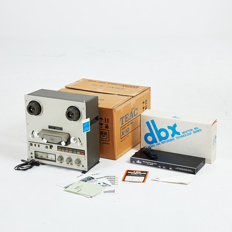 TEAC and DBX, 2 dlr., TEAC reel tape recorder,” X-10 - 1/4 Track 2 ...