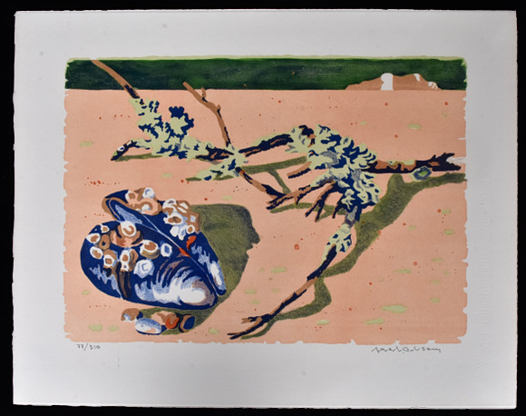 AXEL OLSON. Color lithography. Art - Engravings & Prints - Auctionet