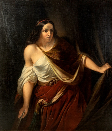 AUGUST CARL VILHELM THOMSEN (1813-1886). Judith med svärdet. Konst - Måleri - Auctionet