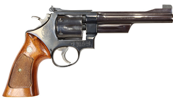 REVOLVER, fabrikat Smith & Wesson, modell 27-2, kaliber .357 Magnum ...