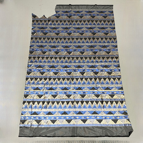 METRAJE DE PALLET AÑOS 70 CON MOTIVOS GEOMÉTRICOS. Alfombras y textiles ...