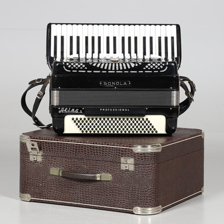 A Sonola accordion, Atlas Professional, late 20th century ...