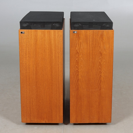 HÖGTALARE, ett par, teak. Stig Karlsson, Sonab, typ OA 5. 1900-tal. Övrigt - Modern Teknik ...