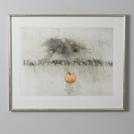 PER GUNNAR THELANDER. Composition, lithography, signed and numbered ...