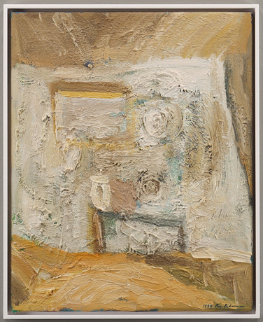 PER PEDERSEN olja på duk, signerad 1984. Konst - Måleri - Auctionet