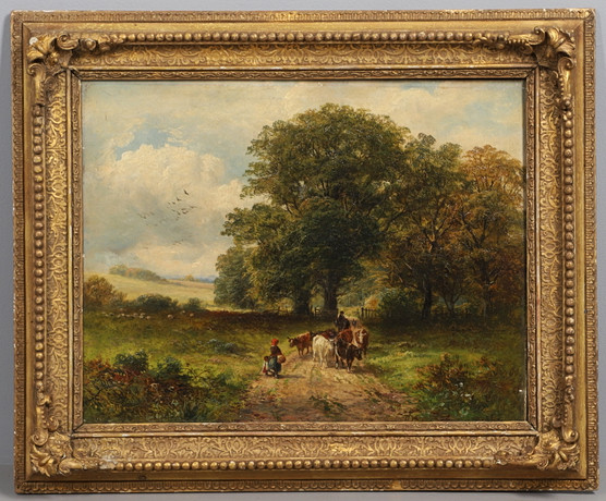 DAVID PAYNE (C.1843/4-1891). NOTTINGHAM LANE SCENE. Art - Paintings ...