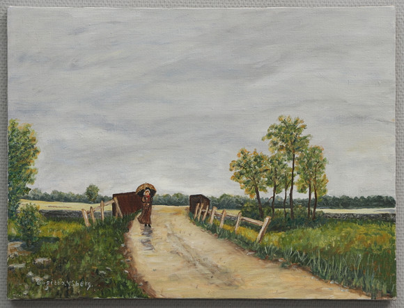 BIRGITTA HÖGLIND YSBERG. Olja på duk, naturmotiv, signerad. Konst ...