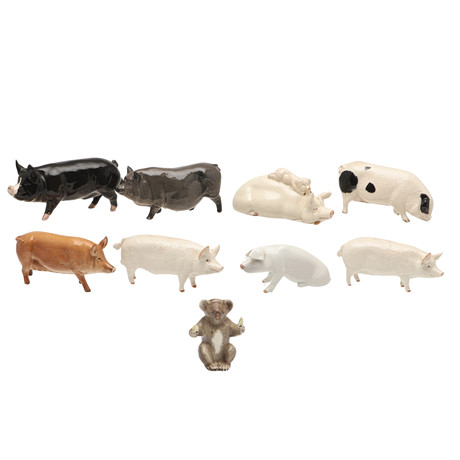 PORSLINSGRISPRYDNADER - INKLUSIVE BESWICK, DOULTON & ROYAL KOPENHAGEN ...