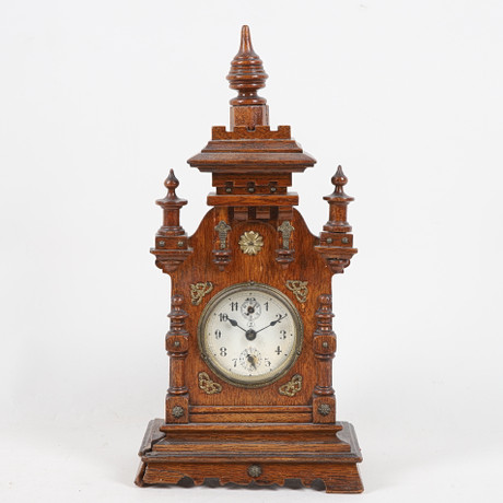 A Neo-Renaissance table clock from Junghans, 20th century. Clocks ...