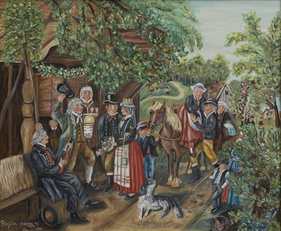 BIRGITTA HÖGLIND YSBERG. Oil on canvas, Hommage Bengt Nordenberg ...