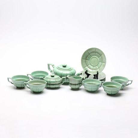 ARTHUR PERCY. Tea set parts, 9 pieces, “Grand”, Gefle. Ceramics ...
