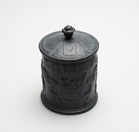 TOBACCO TIN, cast iron, first part of the 20th century. Silver & Metals ...