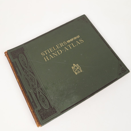 ATLAS, “Stieler's Hand-atlas”, Gotha:Justus Perthes, 1923. Books, Maps ...