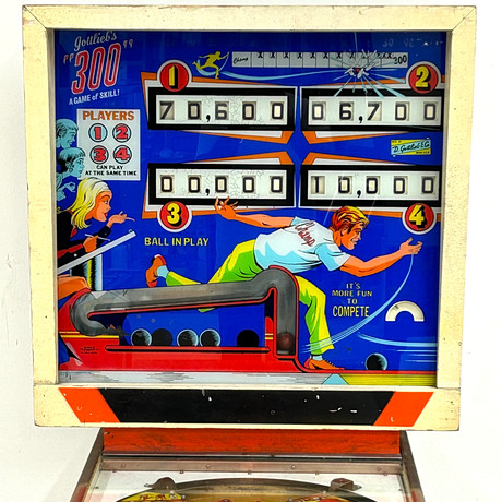 FLIPPERSPEL, "300 Bowling", Gottlieb, USA. 1975. Övrigt - Modern Teknik ...