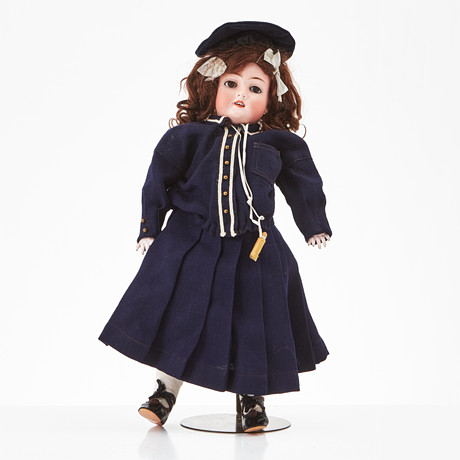 KLEY & HAHN BISKVI GIRL DOLL “WALKÜRE “, early 20th century, head ...