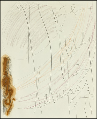 EDDIE FIGGE (Sweden, 1904-2003): Space theme, signed Figge and dated ...