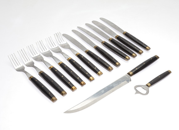 BESTICK, 14 delar, Melron, Frankrike. Silver & Metall - Övriga ...