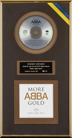 ABBA/MORE ABBA GOLD, Sales Award, 1993, GOLD. Miscellaneous ...