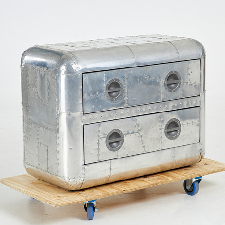 TIMOTHY OULTON. Byrå, "Aviator Blackhawk Chest", samtida, stomme i ...