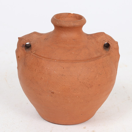 A LIBERTY TERRACOTTA COSTREL. Ceramics & Porcelain - European - Auctionet