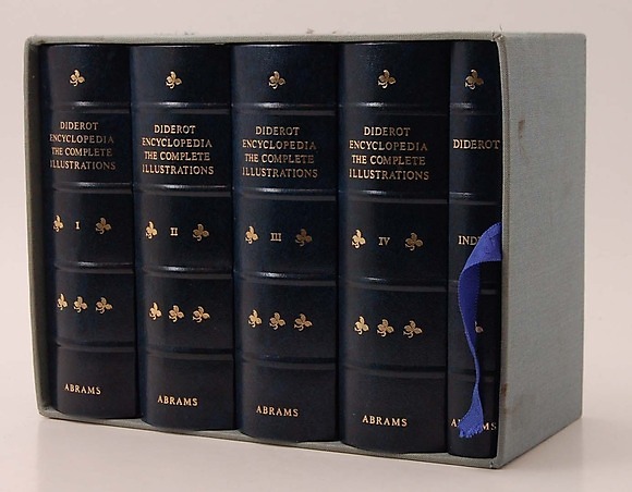 DIDEROT, DENIS. Diderot Encyclopedia. The complete illustrations. 1762 ...