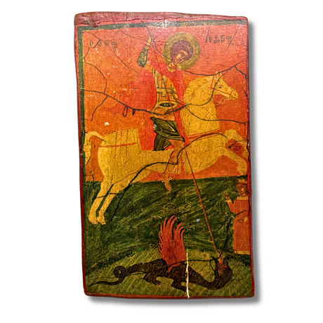 ICON OF SAINT GEORGE AS A DRAGON SLAYER. Furniture - Armchairs & Chairs ...